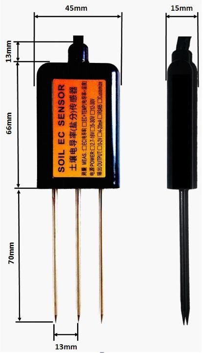 LS-EC100 Wireless Irrigation Controller Soil Conductivity Sensor For ...