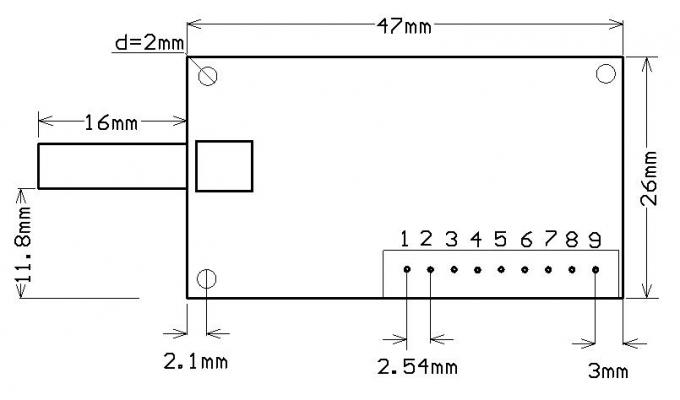 433MHz RF Data Module 100mW Wireless Data Transfer 1km RS232 RS485 TTL
